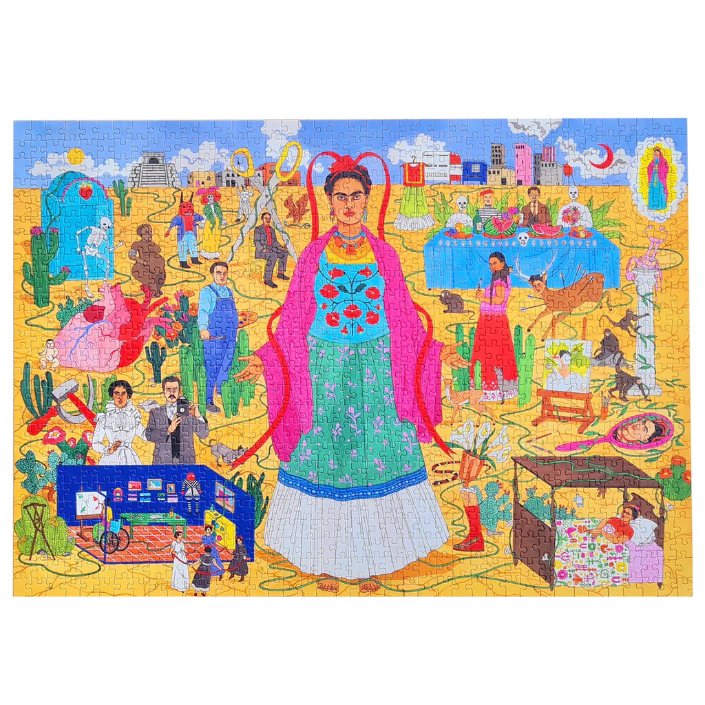 World Of Frida Kahlo - Jigsaw Puzzle – Eggplant & Poppy ~ Unique ...