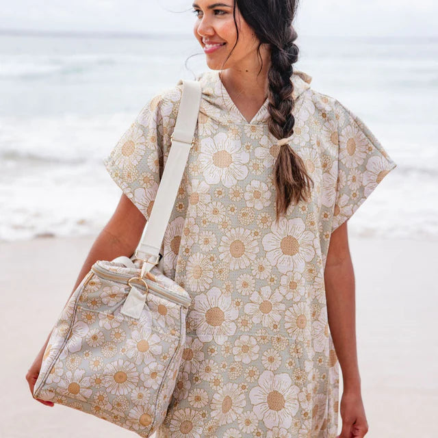 Cooler Bag- The Casuarina – Eggplant & Poppy ~ Unique + Quirky Gifts