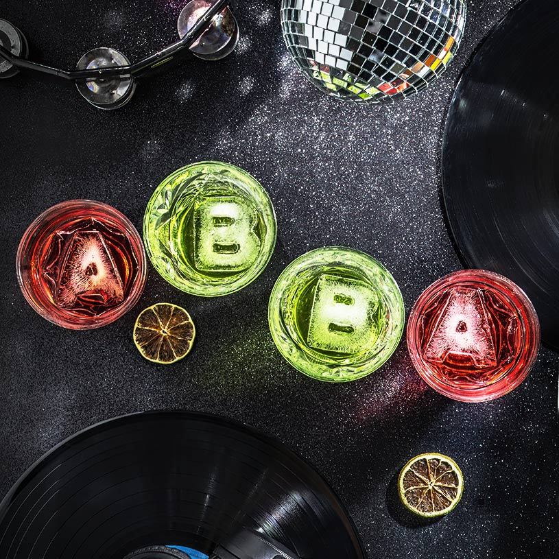 Ice Cube Tray - Letter A – Eggplant & Poppy ~ Unique + Quirky Gifts