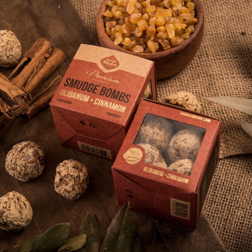 Smudge Bomb - Frankincense & Cinnamon – Eggplant & Poppy ~ Unique ...