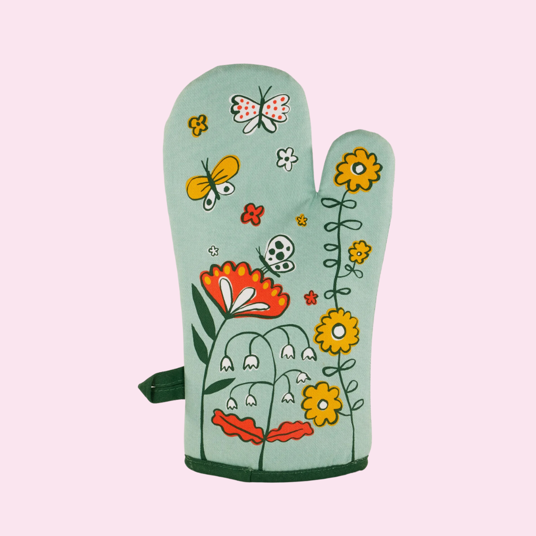 Oven Mitt - Shit Storm – Eggplant & Poppy ~ Unique + Quirky Gifts