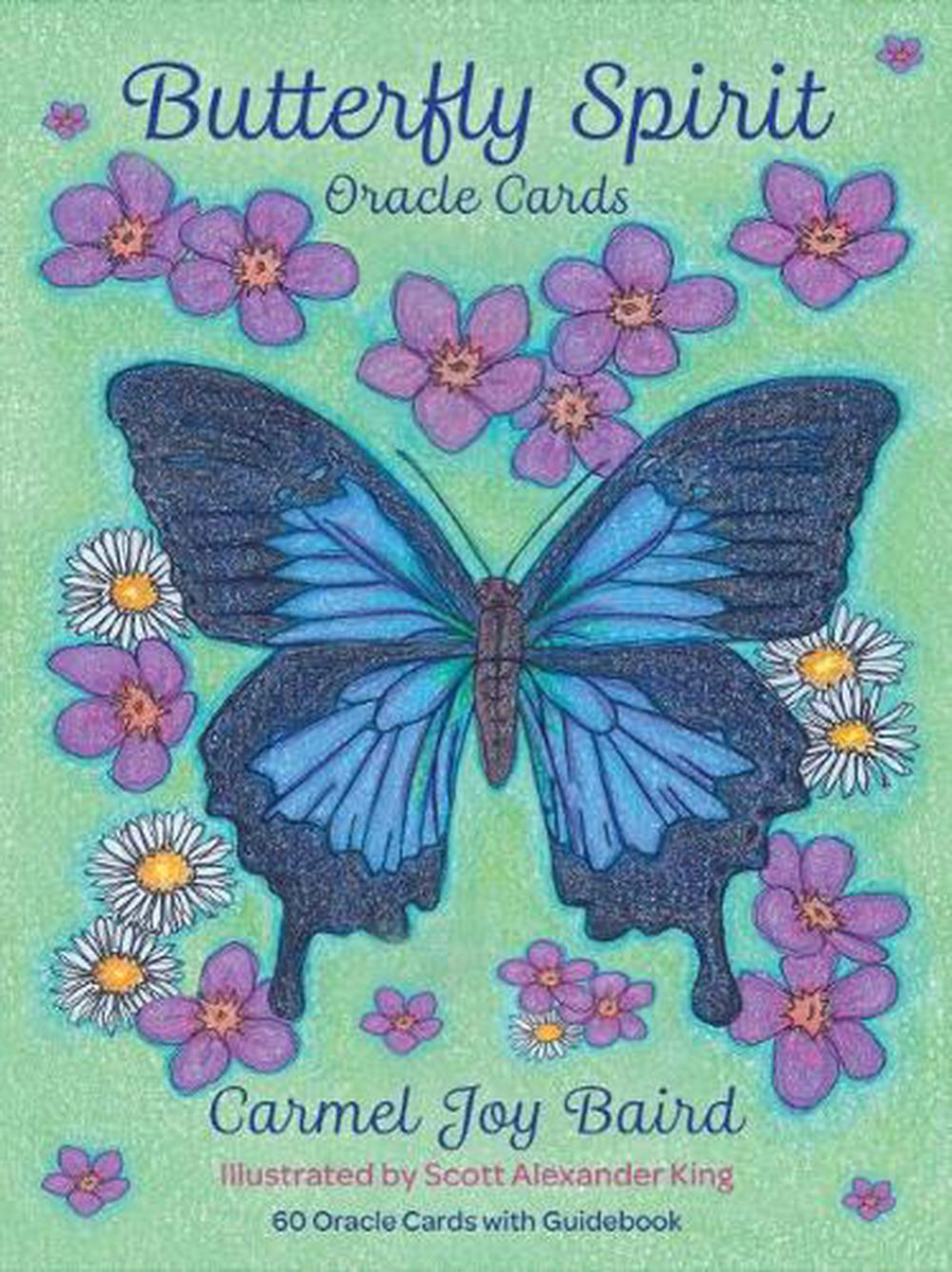 Butterfly Spirit Oracle Cards – Eggplant & Poppy ~ Unique + Quirky Gifts