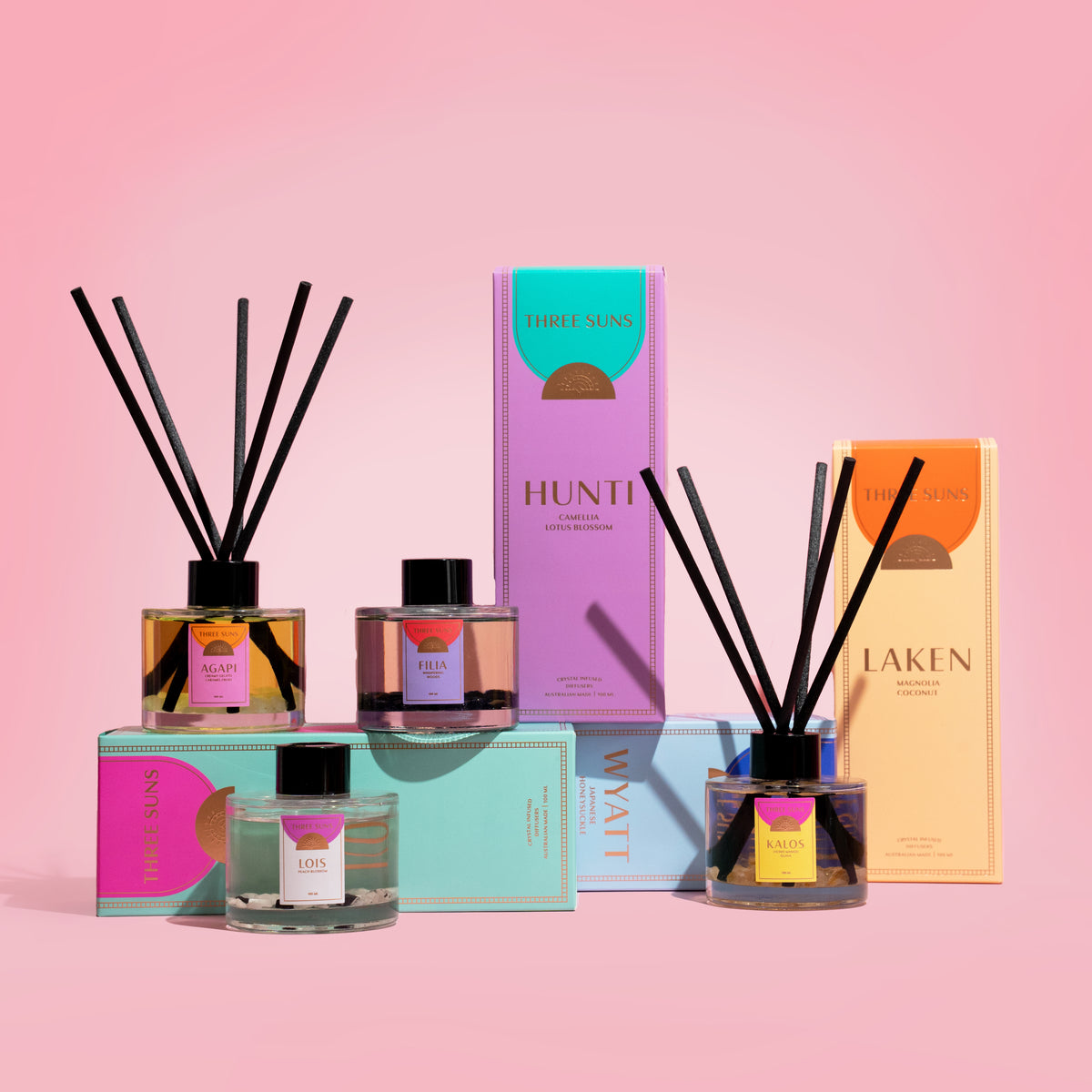 Diffuser of Healing - Lois – Eggplant & Poppy ~ Unique + Quirky Gifts