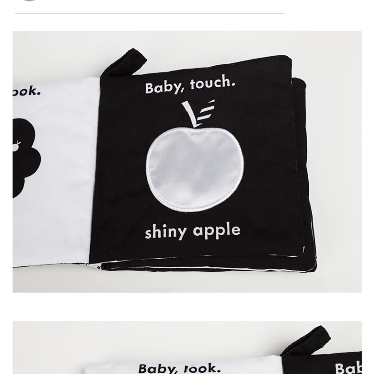 Baby Touch: My First Book – Eggplant & Poppy ~ Unique + Quirky Gifts