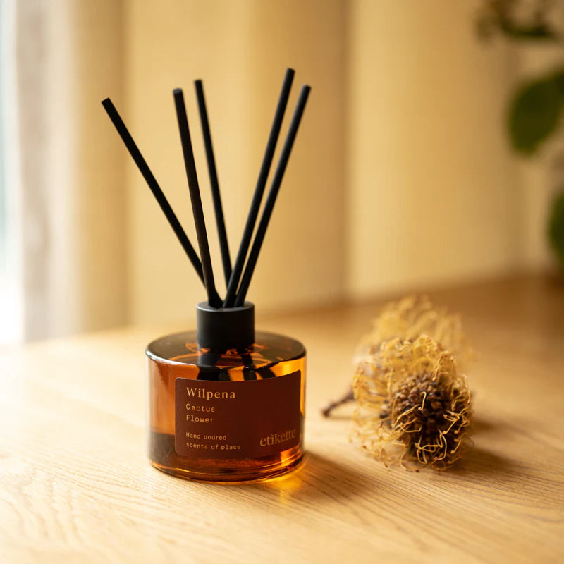Wilpena in Cactus Flower Reed Diffuser – Eggplant & Poppy ~ Unique ...