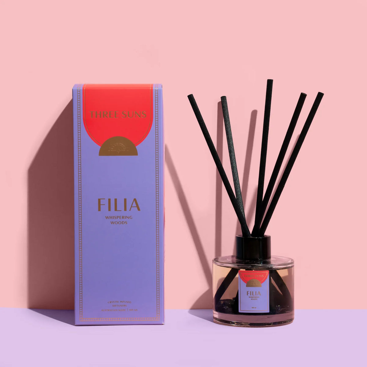 Diffuser of Friendship - Filia – Eggplant & Poppy ~ Unique + Quirky Gifts