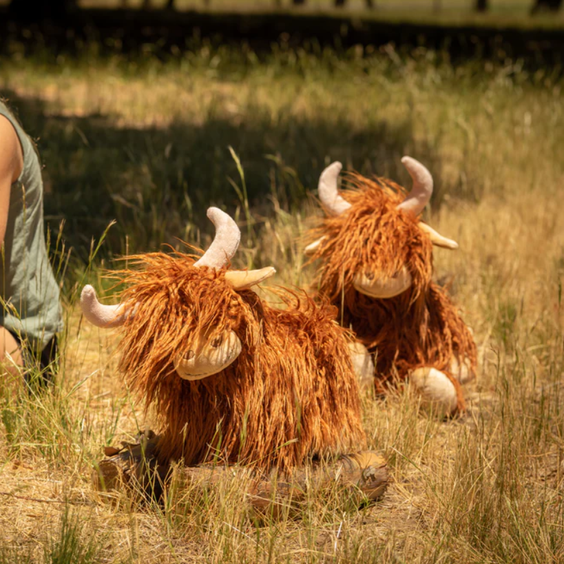 Heidi the Highland Cow - Rust – Eggplant & Poppy ~ Unique + Quirky Gifts