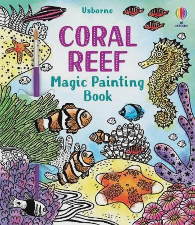 Magic Painting Coral Reef – Eggplant & Poppy ~ Unique + Quirky Gifts