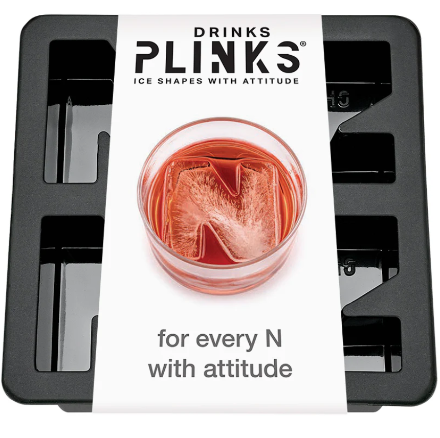 Ice Cube Tray - Letter N – Eggplant & Poppy ~ Unique + Quirky Gifts