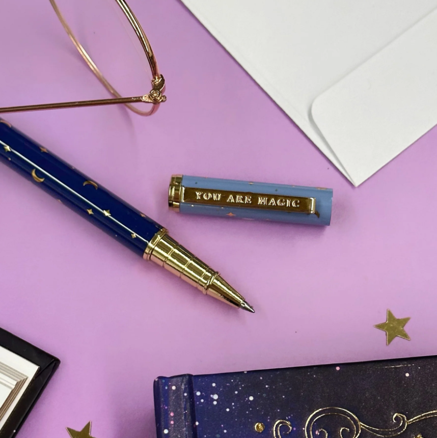 You are Magic Pen - Navy – Eggplant & Poppy ~ Unique + Quirky Gifts