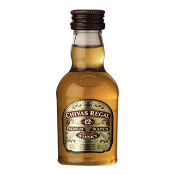 Mini Chivas Regal Scotch Whisky – Eggplant & Poppy ~ Unique + Quirky Gifts