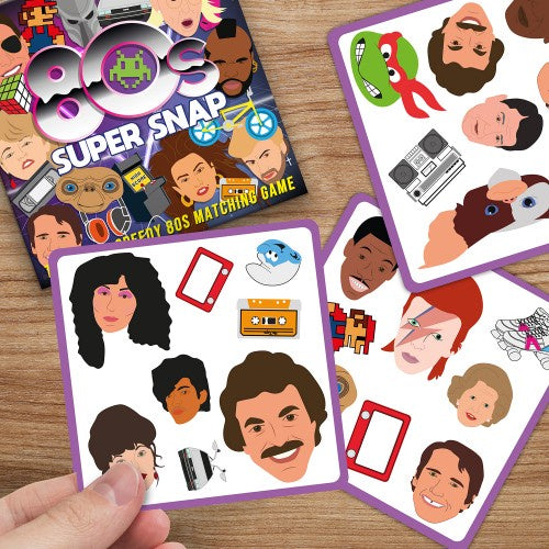 80s Super Snap Game – Eggplant & Poppy ~ Unique + Quirky Gifts