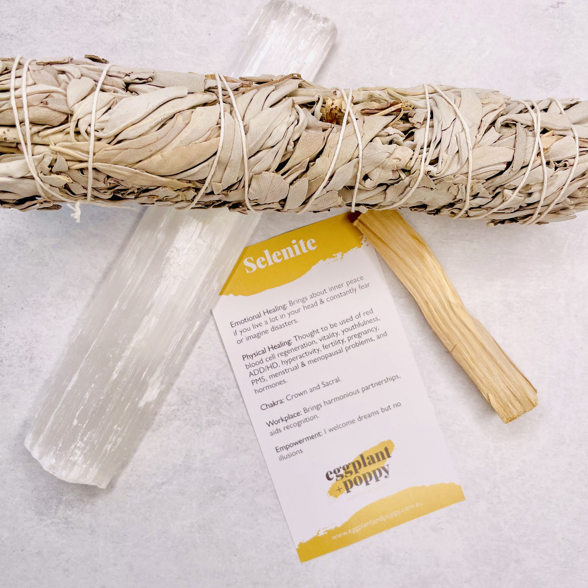 Energy Clearing Kit – Eggplant & Poppy ~ Unique + Quirky Gifts