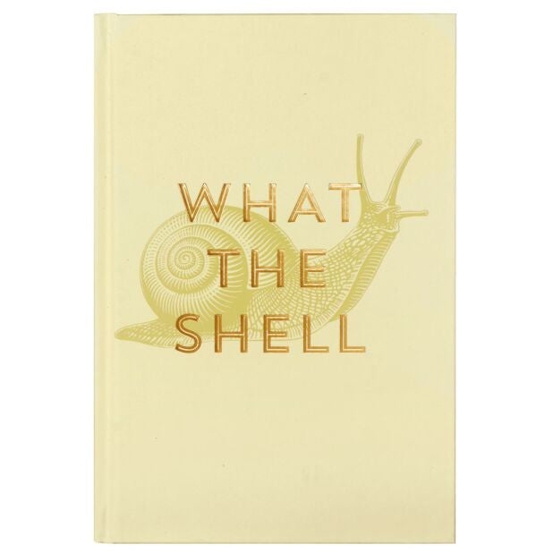 Journal - What The Shell – Eggplant & Poppy ~ Unique + Quirky Gifts