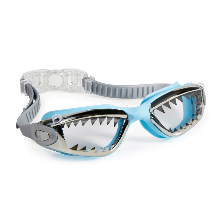 Swim Goggles - Baby Blue Tip Shark – Eggplant & Poppy ~ Unique + Quirky ...