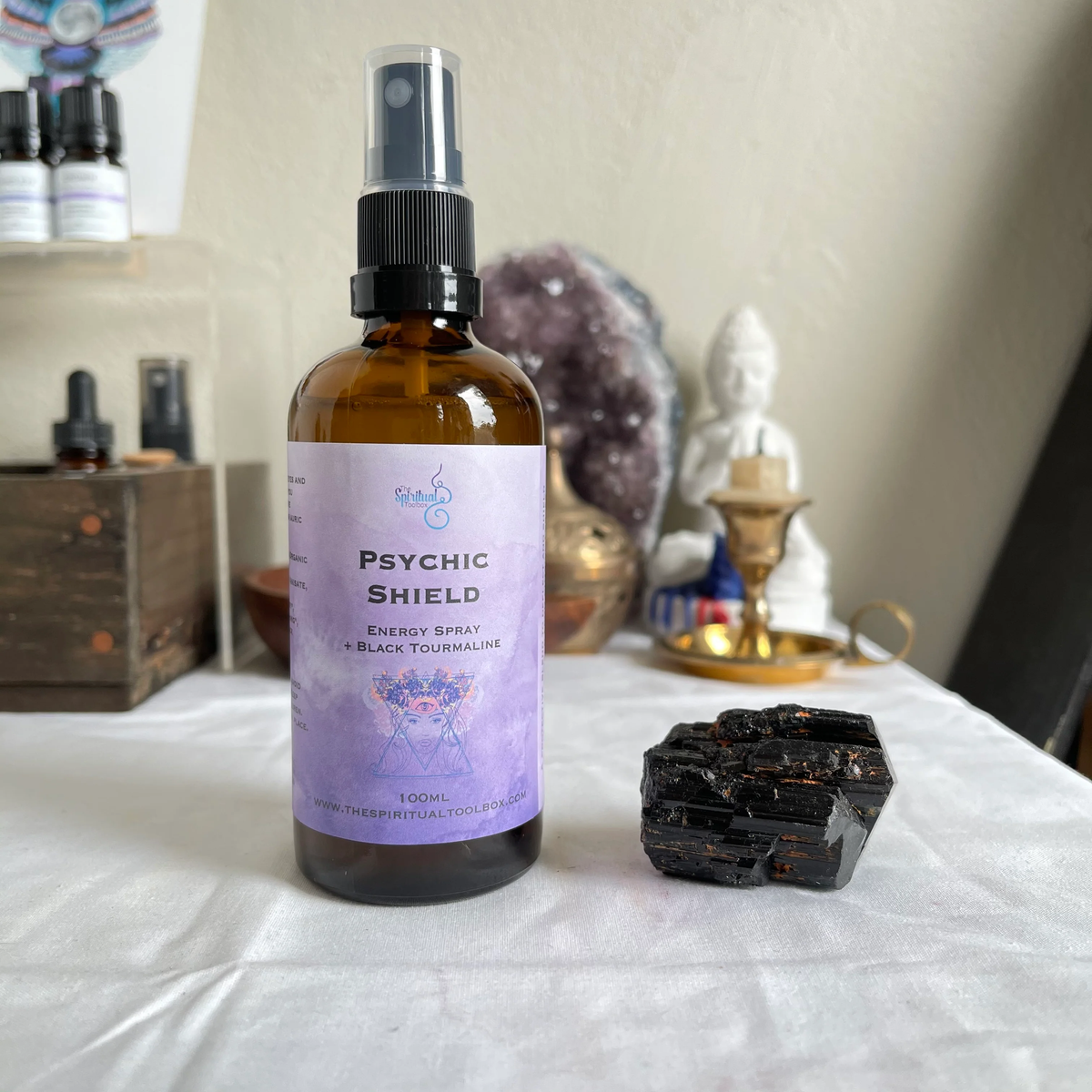Psychic Shield Spray – Eggplant & Poppy ~ Unique + Quirky Gifts