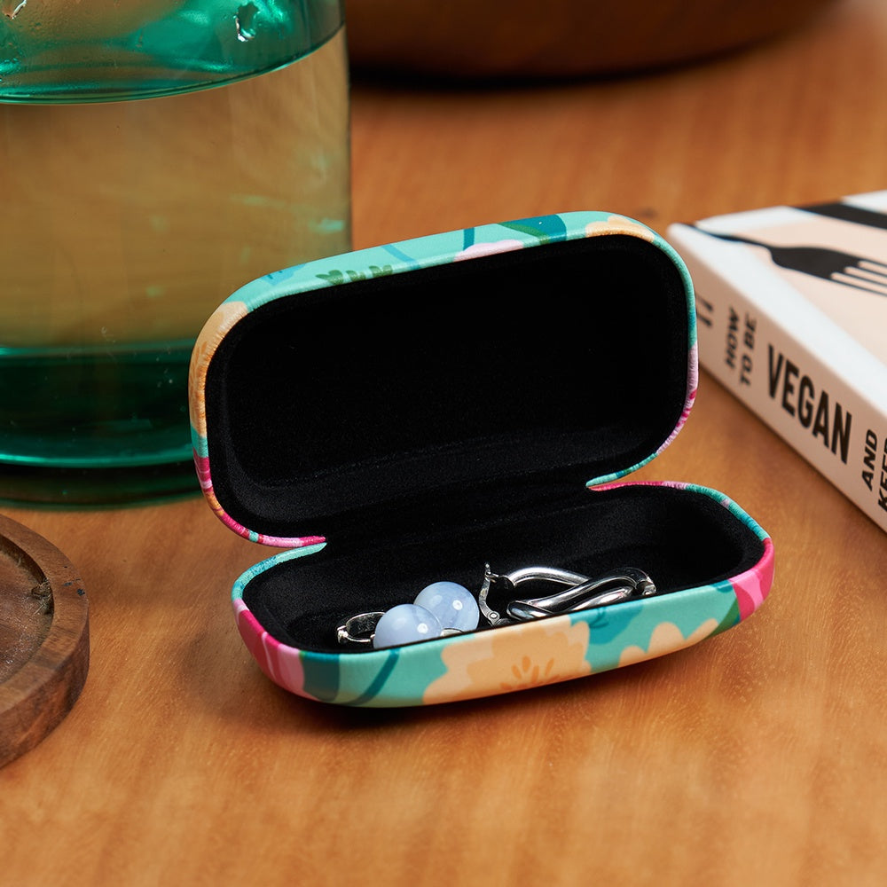 Safe Keeper - Camellias Mint – Eggplant & Poppy ~ Unique + Quirky Gifts