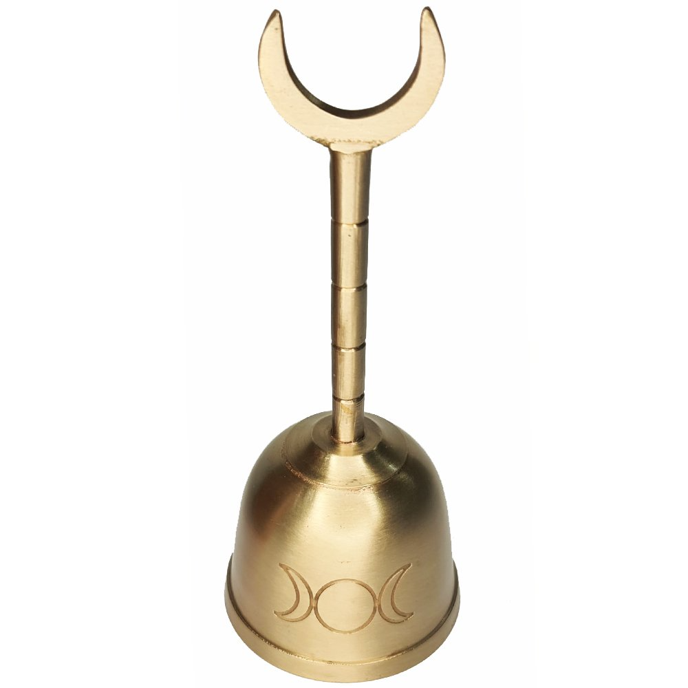 Altar Bell - Triple Moon / Gold – Eggplant & Poppy ~ Unique + Quirky Gifts