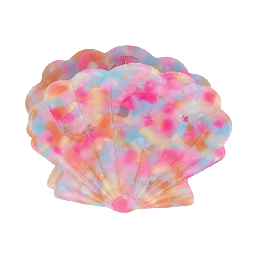 Hair Claw - Shell - Unicorn Confetti – Eggplant & Poppy ~ Unique ...